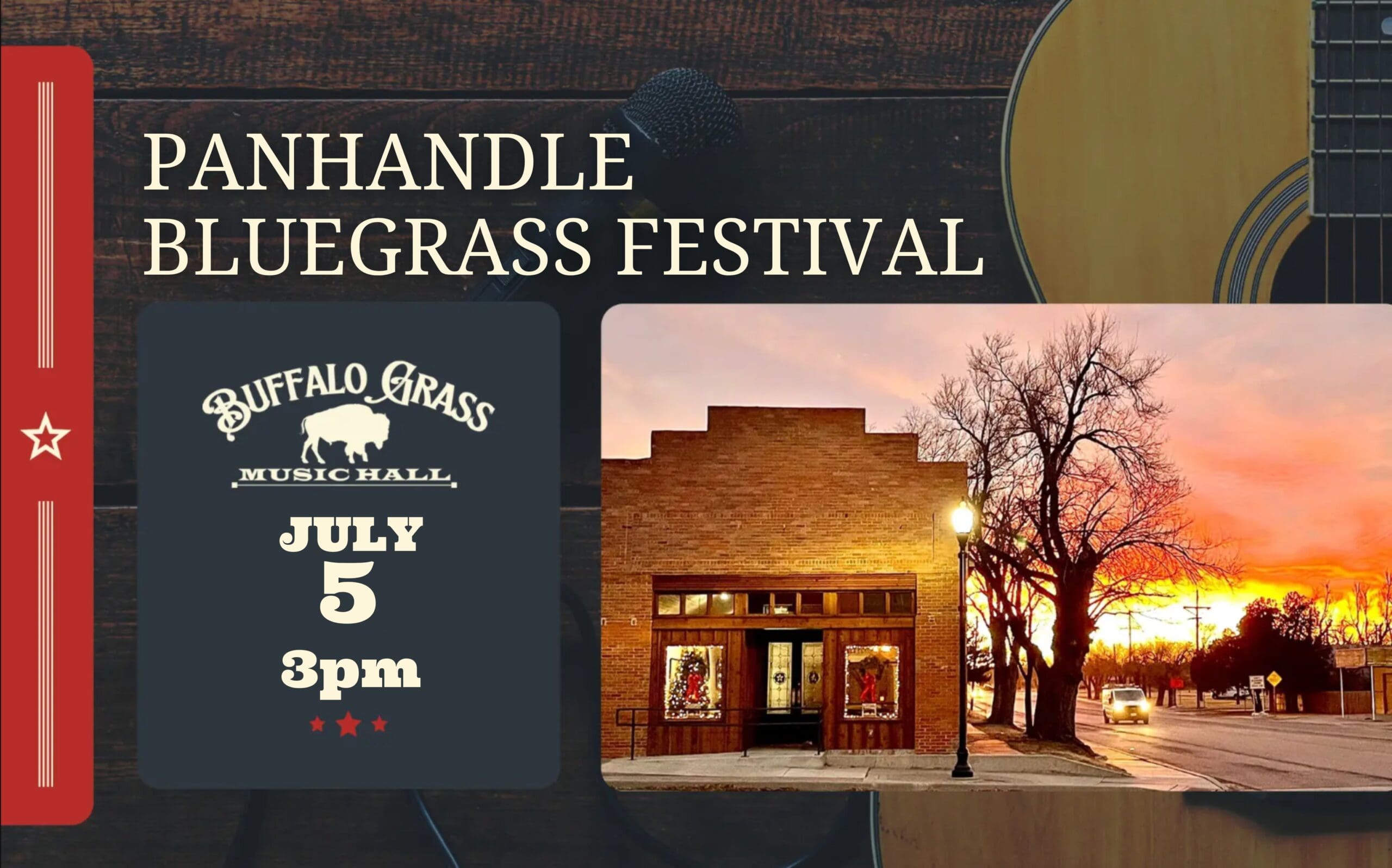 Panhandle Bluegrass Festival | Buffalo Grass Music Hall